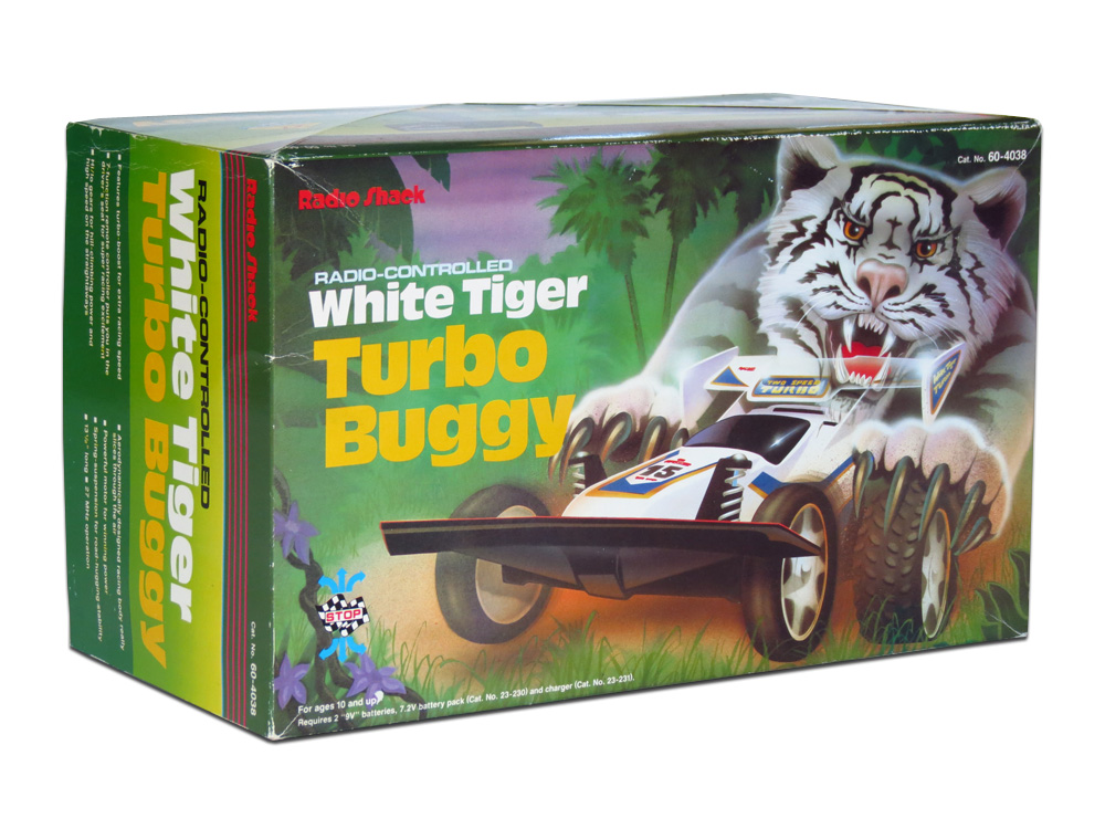Tandy/Radio Shack White Tiger Turbo Buggy – R/C Toy Memories